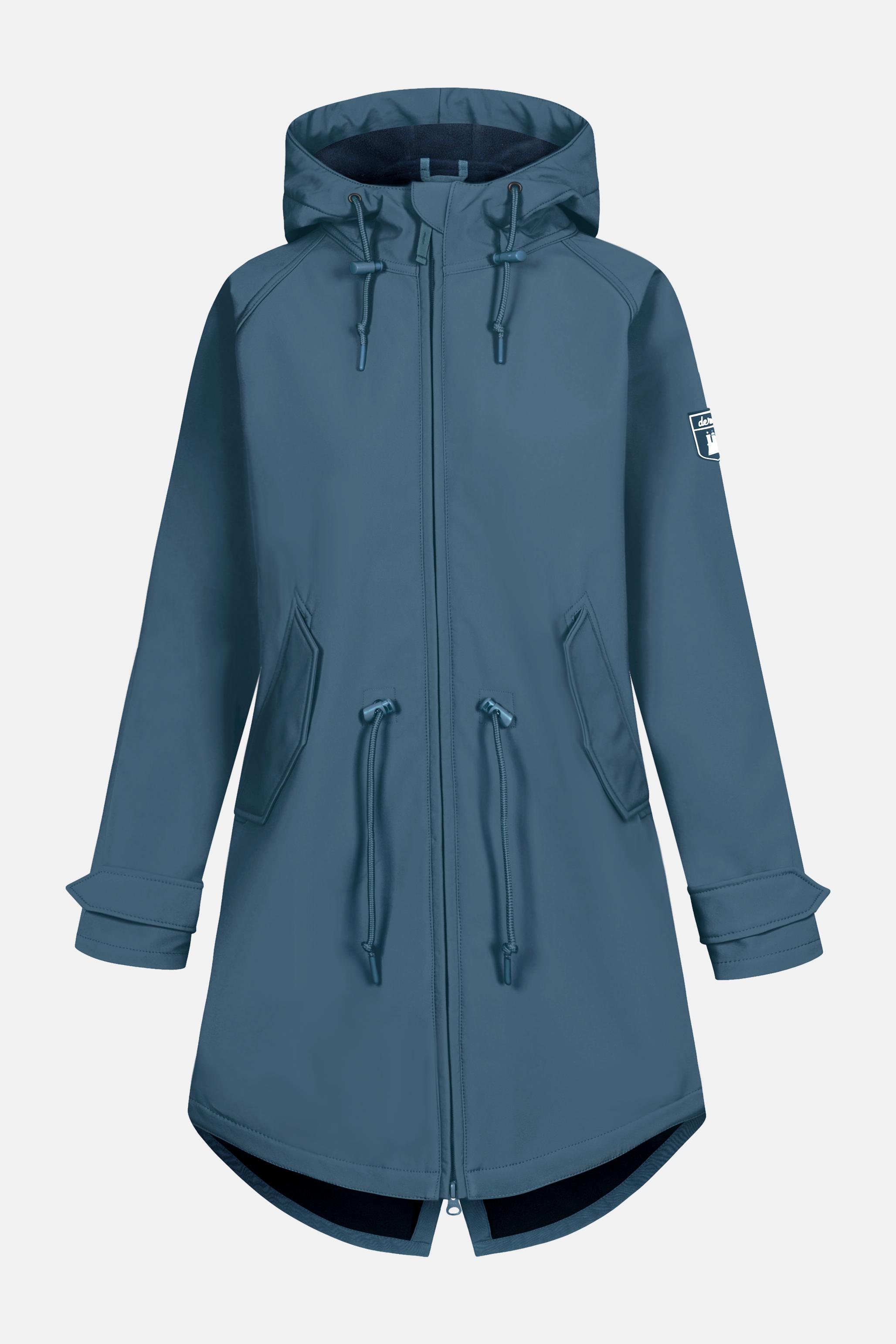 Derbe Island Friese Orion Blue Damen Softshelljacke Blau Nachhaltig ...
