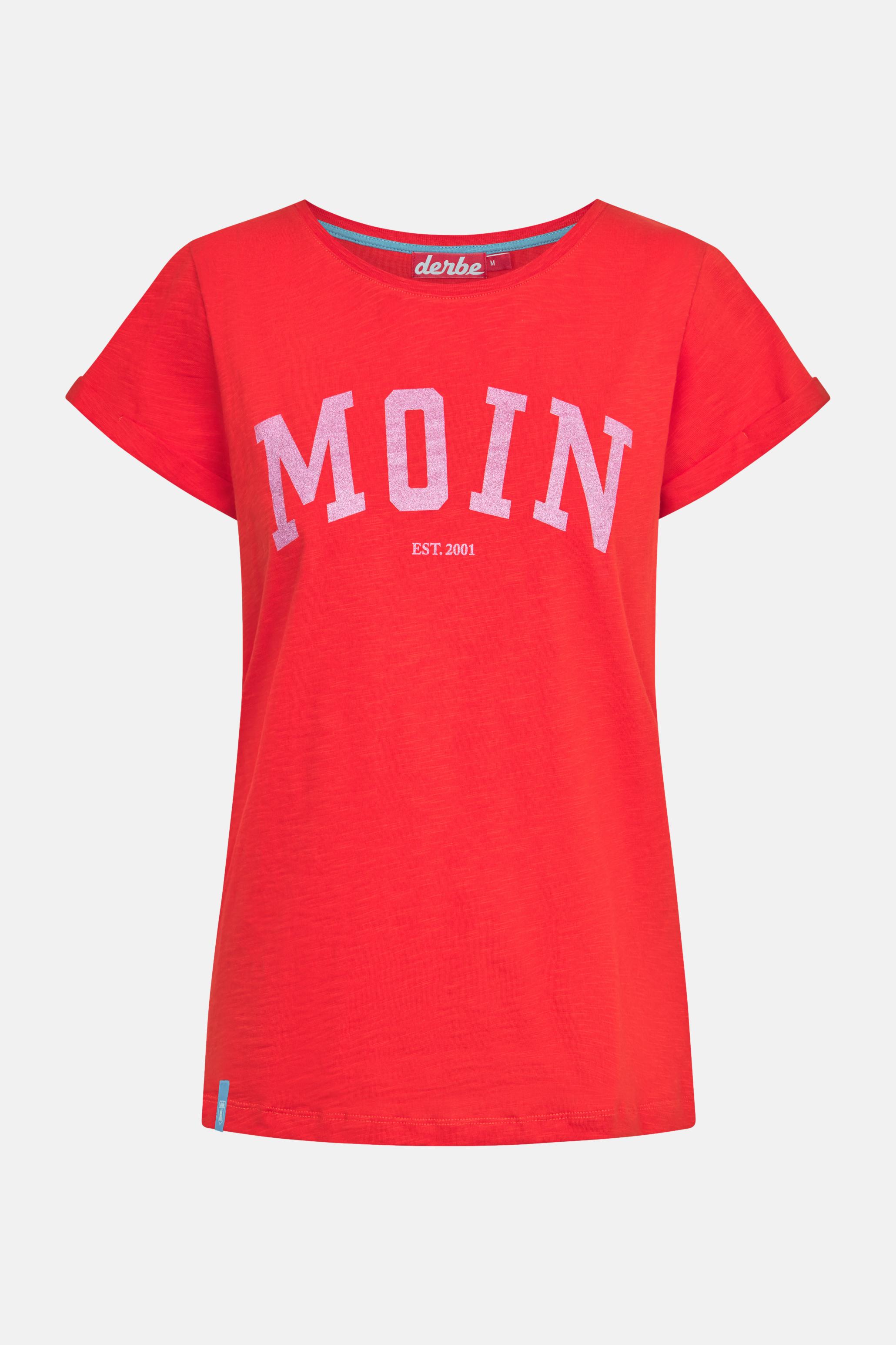Derbe T-Shirt Moin Damen Rot | Derbe Hamburg Shop